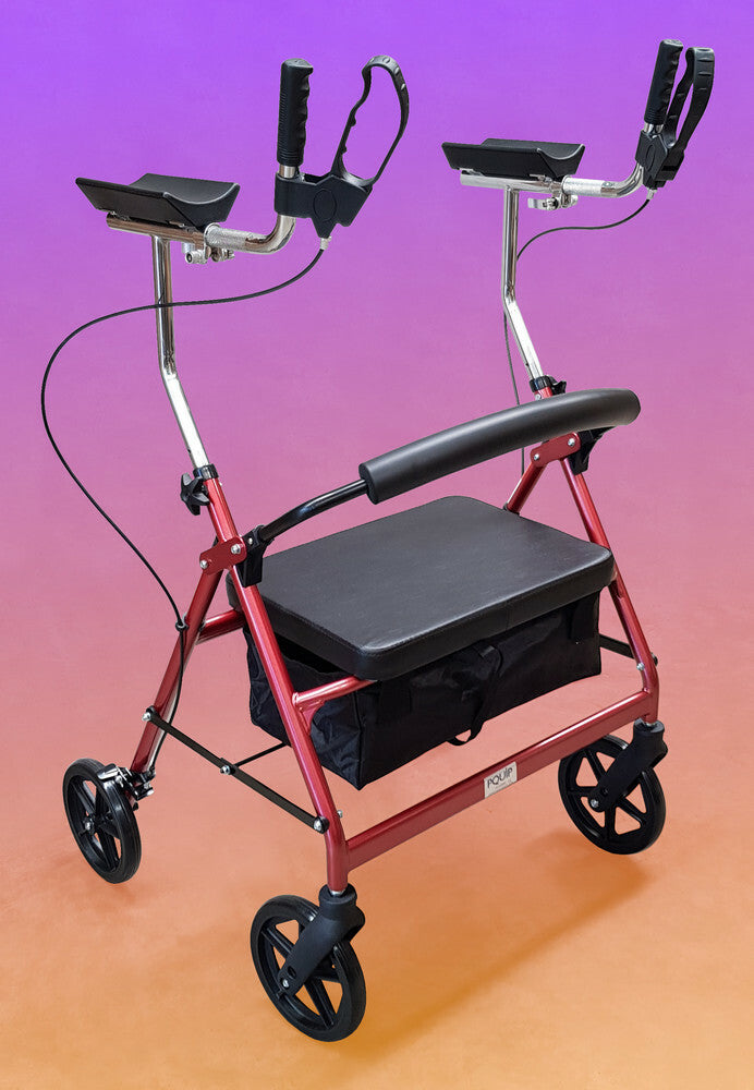 EXTRA WIDE HEAVY DUTY GUTTER ARM ROLLATOR – Beach Walkers in Paradise®